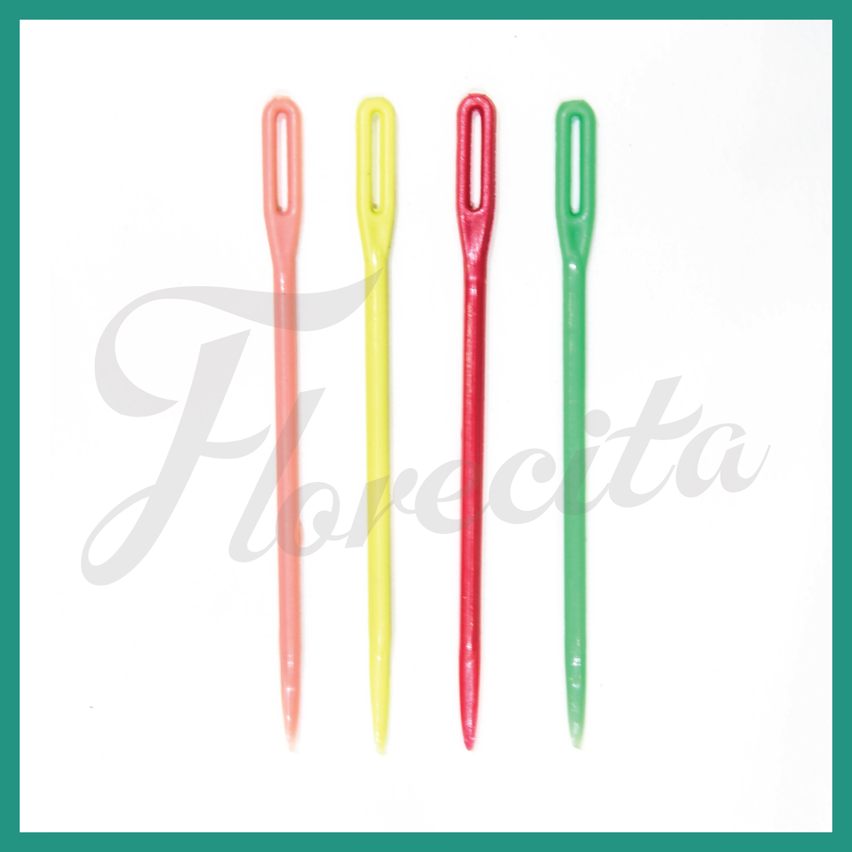 Aguja Canevá de plástico – Florecita, mercería